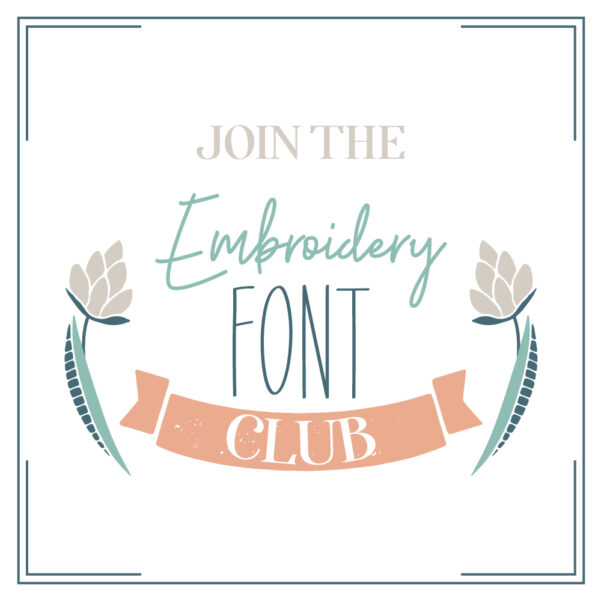 Cinnamon Girl Embroidery Font – Embroidery Font Club
