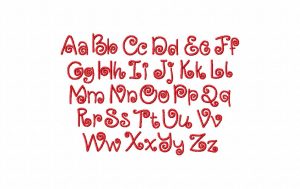 Cherry Frosting Machine Embroidery Font – Embroidery Font Club