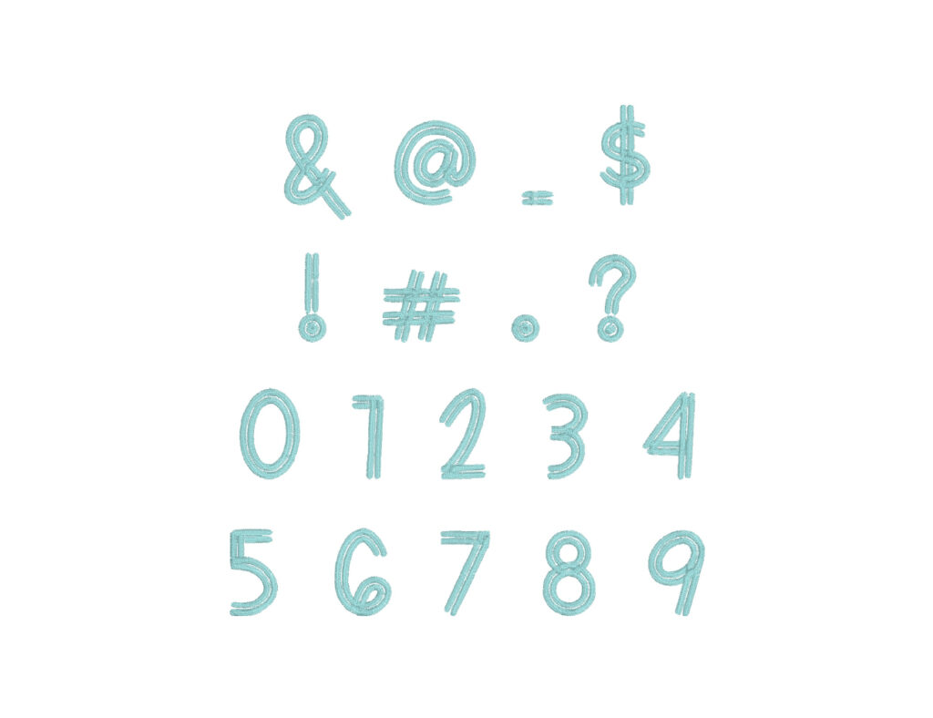 Infallible Machine Embroidery Font – Embroidery Font Club