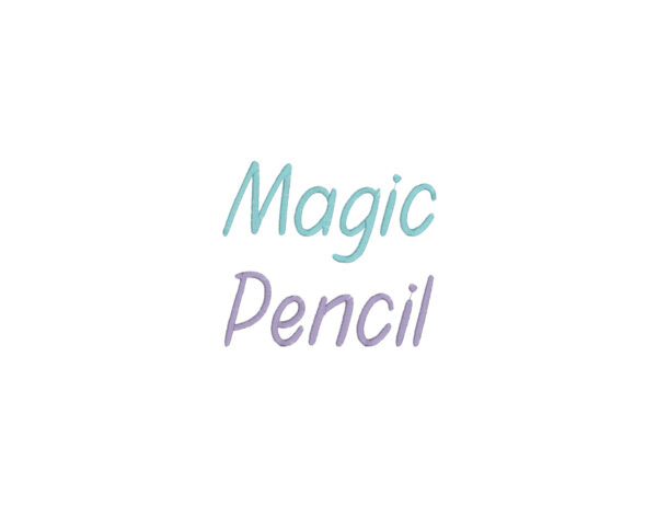 Magic Pencil Embroidery Font – Embroidery Font Club